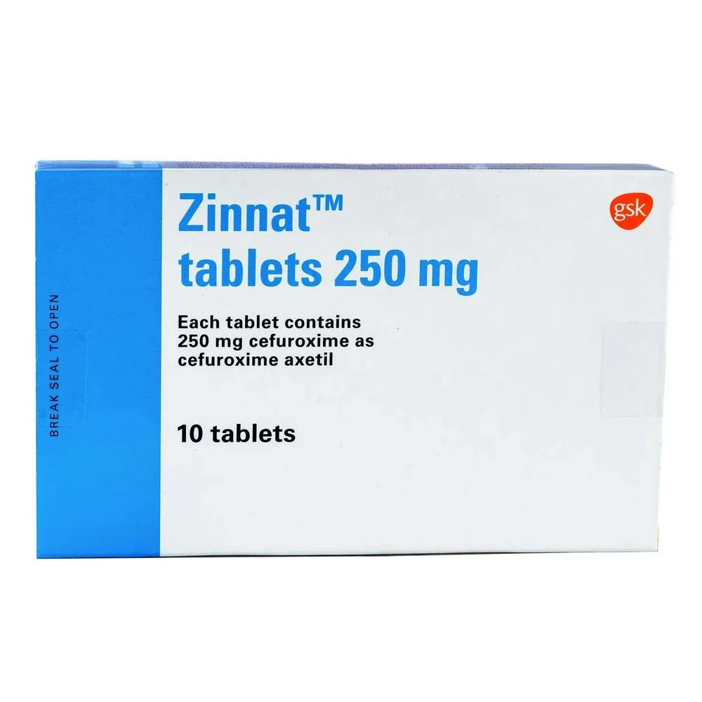Zinnat Tablets 250mg (Cefuroxime) x10 | MedeCify