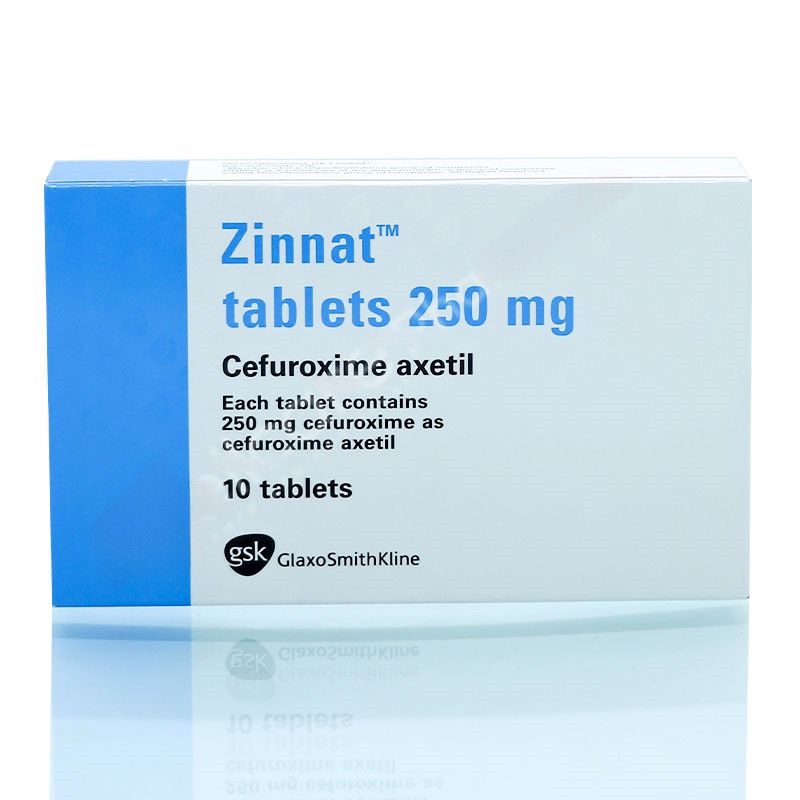 Zinnat Tablets 250mg (Cefuroxime) x10 | MedeCify