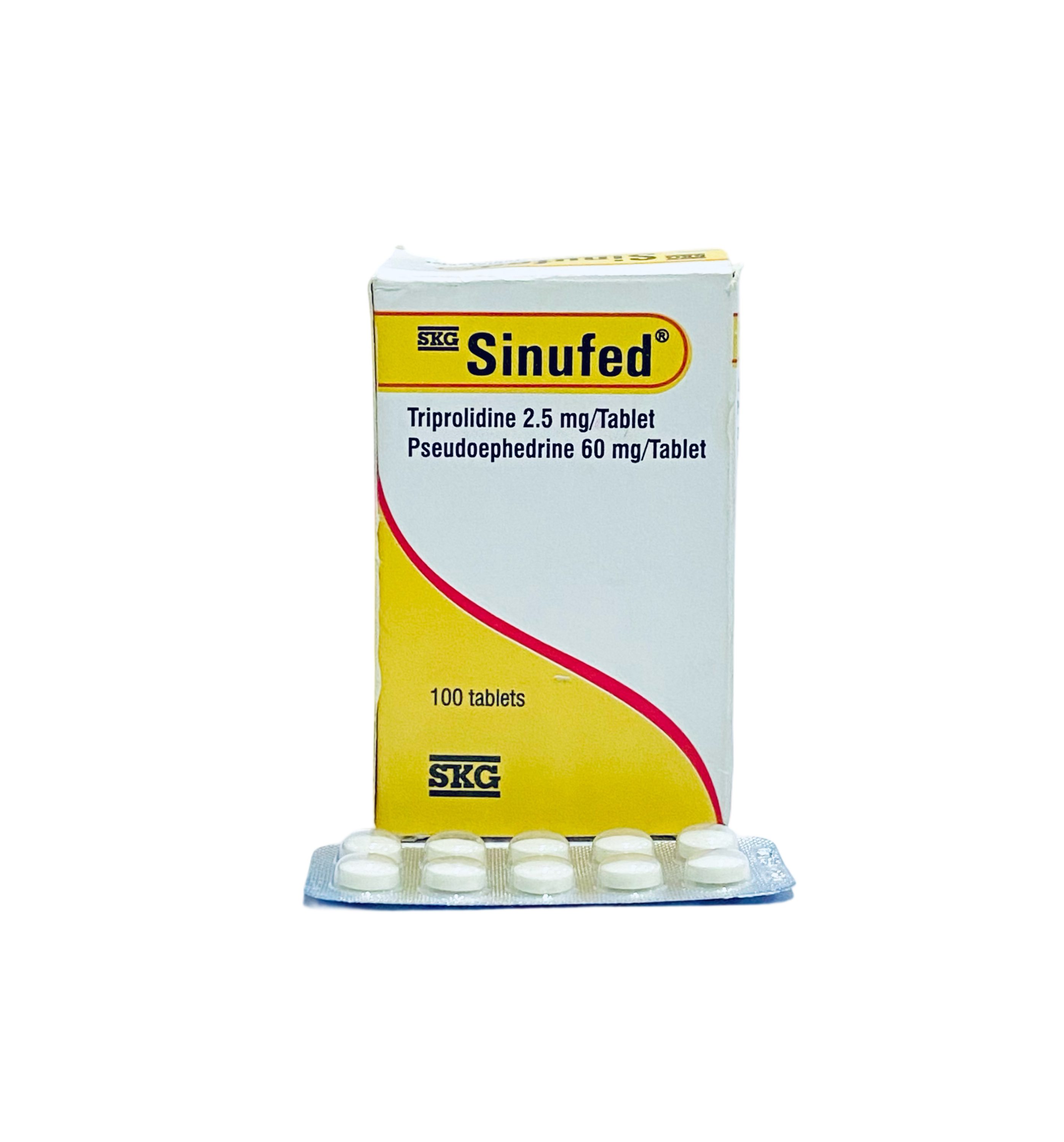 Sinufed Tablet (Triprolidine/Pseudoephedrine) | MedeCify