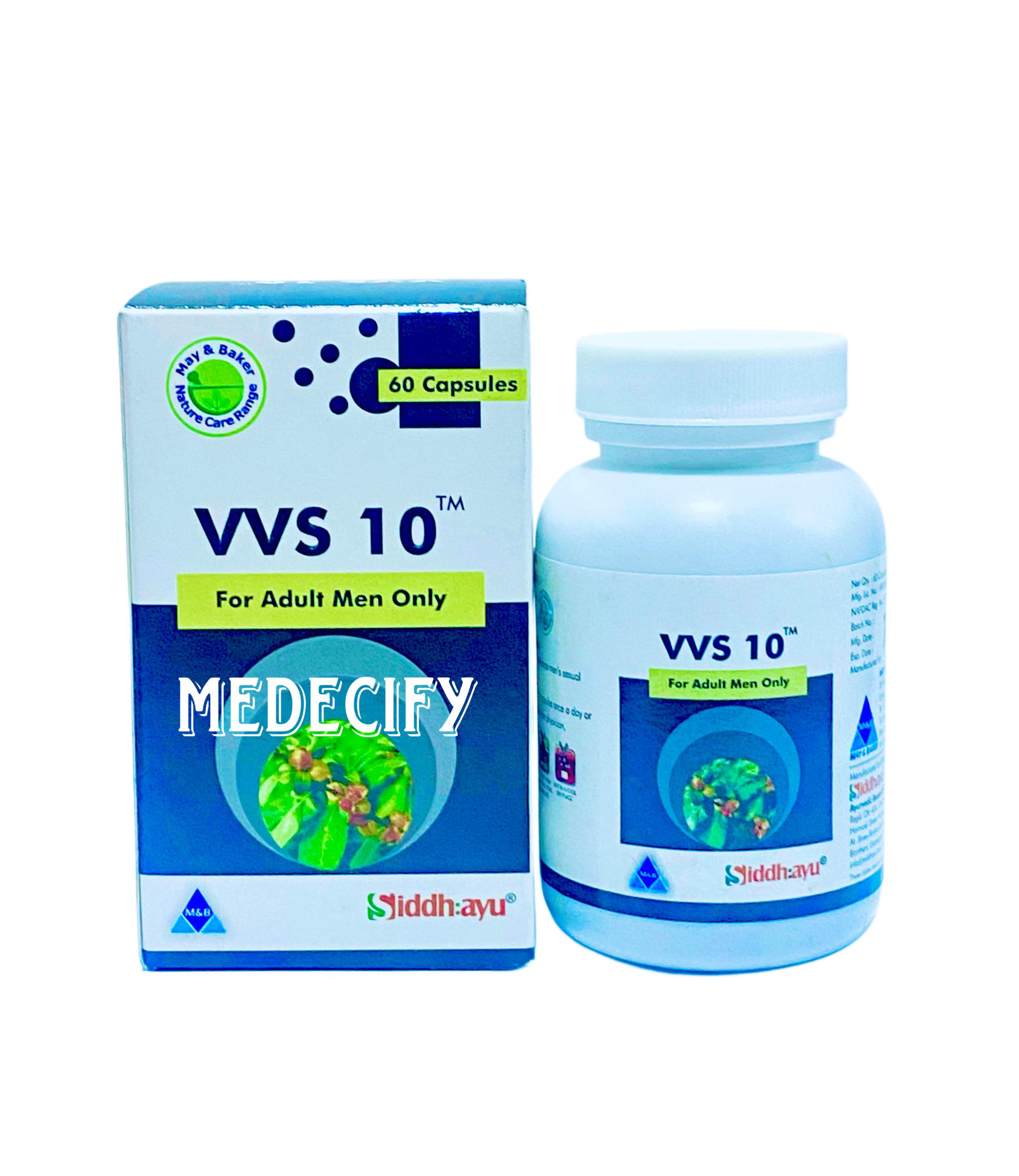 VVS 10 Capsule (For Adult Men) x60 | MedeCify