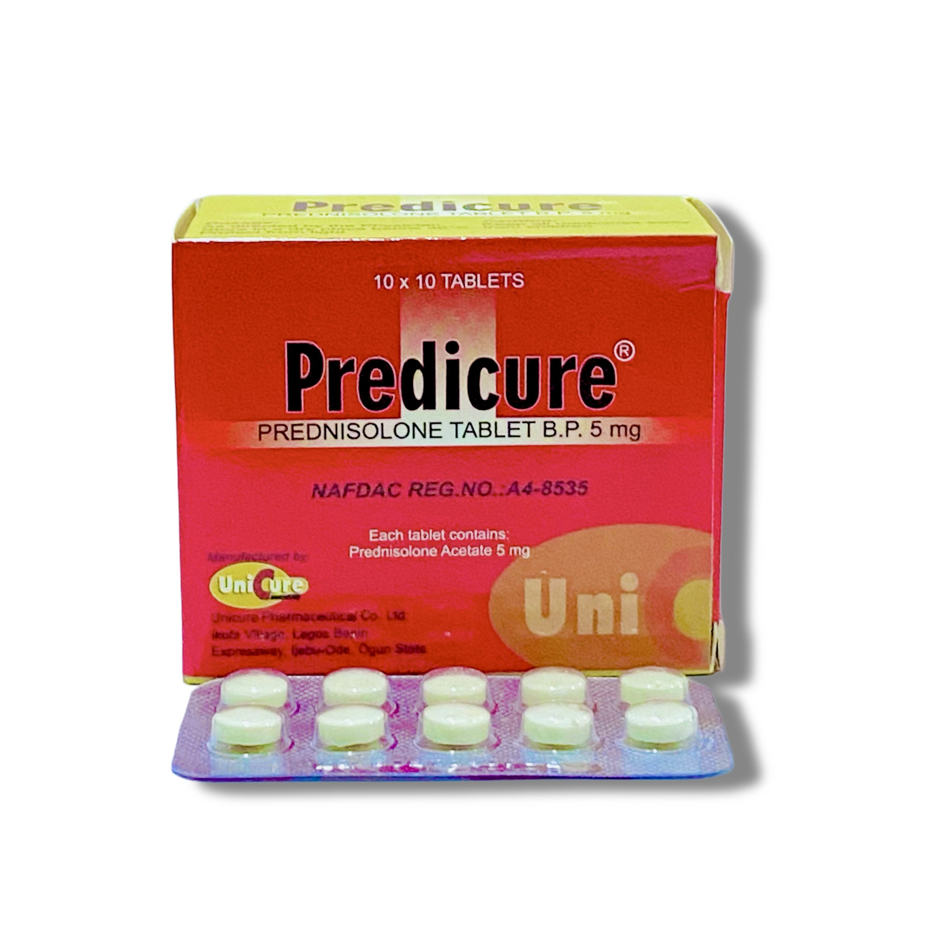 Predicure Tablet 5mg (Prednisolone) x100 | MedeCify