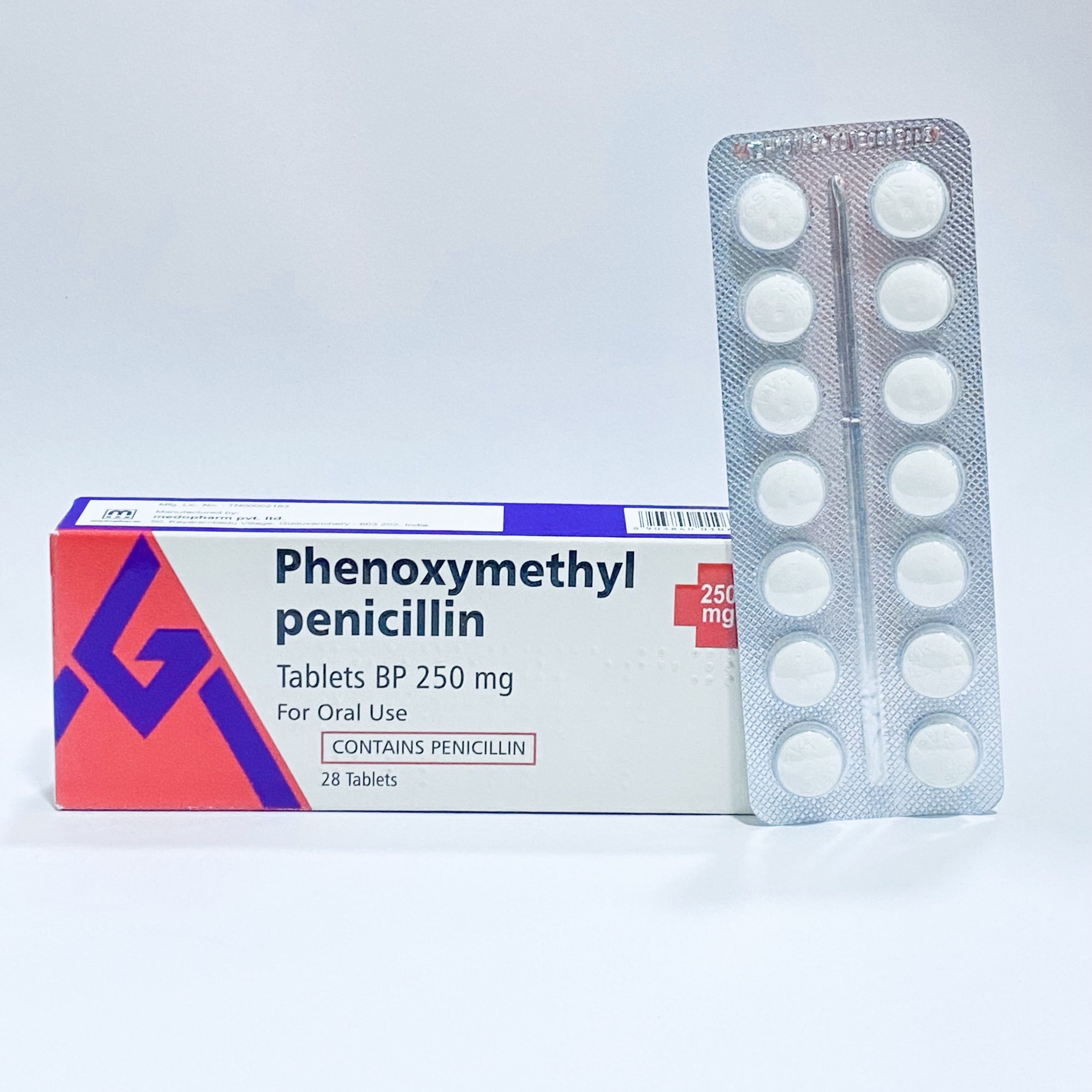 Phenoxymethylpenicillin 250mg Tablet x28 MedeCify